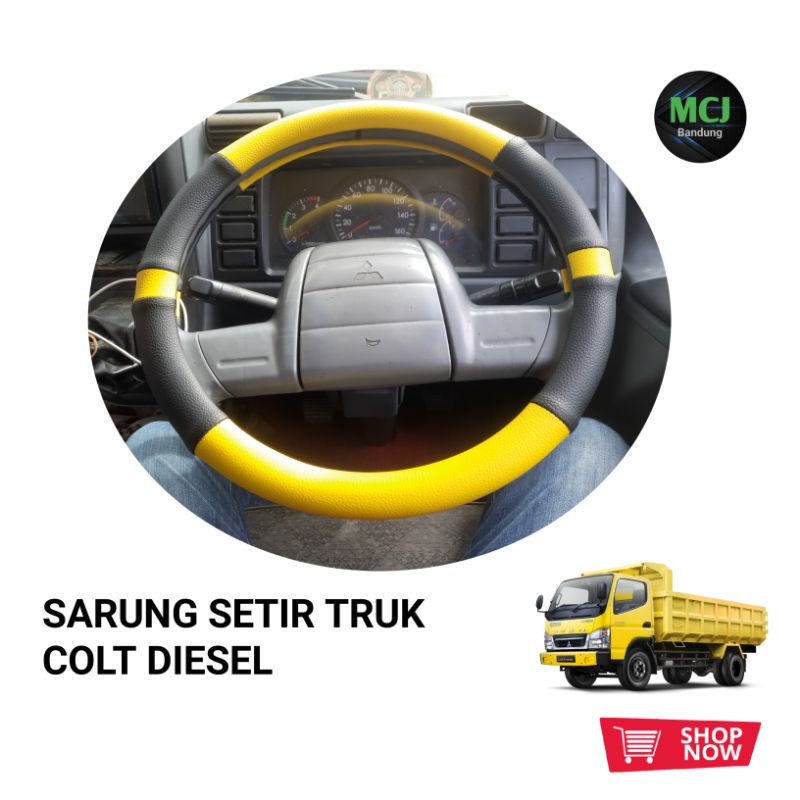 Jual Sarung stir mobil cover stir mobil truk colt diesel canter 110 ps ...