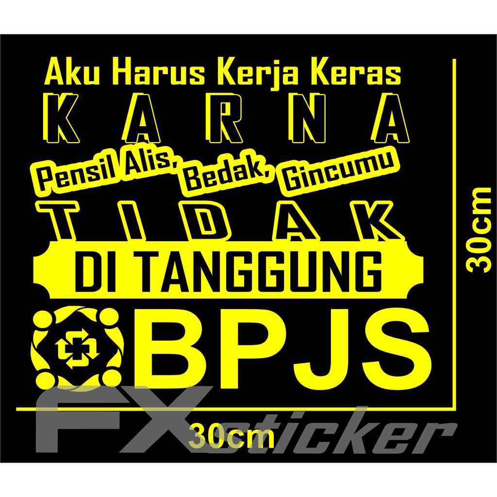 Jual stiker termurah cutting stiker mobil stiker tulisan kata kata ...