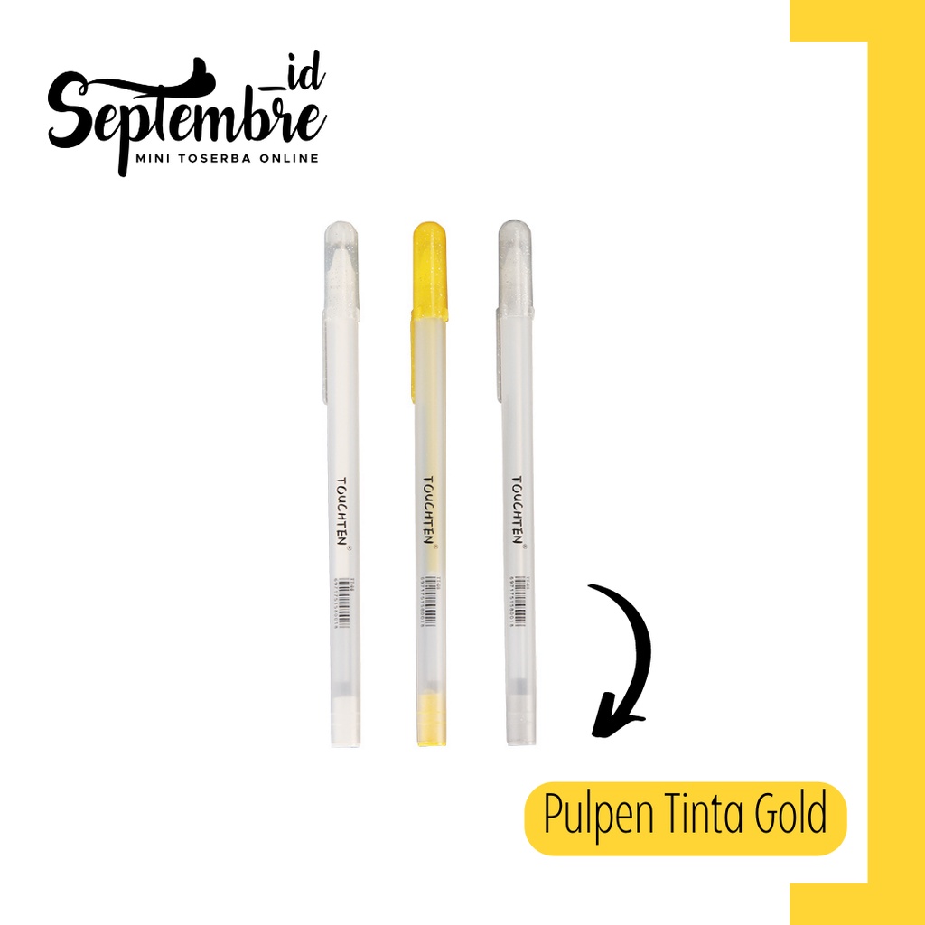 Jual Pulpen Tinta Emas Pulpen Tinta Gold Touchten Pulpen Gel Gold Gel ...