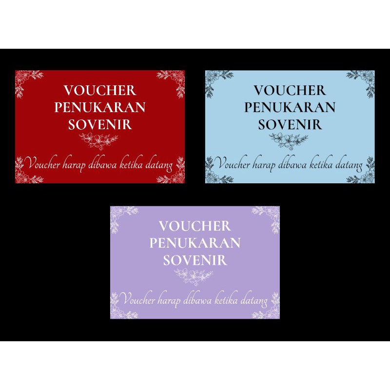 Jual KARTU UCAPAN/WEDDING CARD/SOUVENIR CARD/GIFT CARD/VOUCHER/KUPON ...