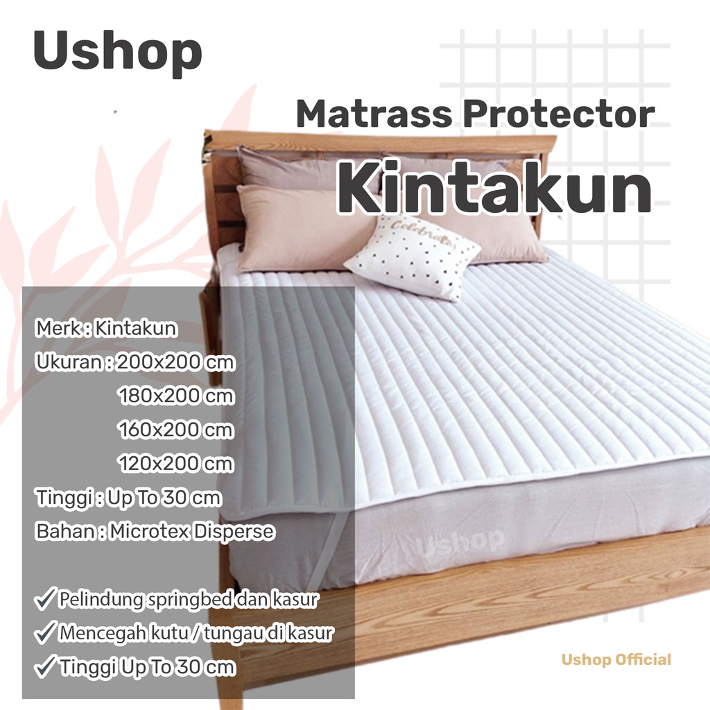 Jual KINTAKUN Matras Protector 200x200 / 180x200 / 160x200 / 120x200 ...