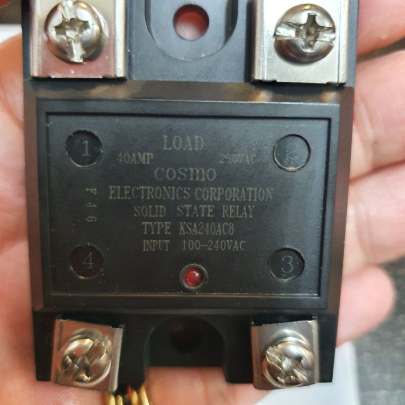 Jual SSR solid state relay COSMO 40A KSA240AC8 | Shopee Indonesia