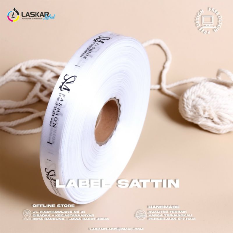 Jual label baju , label satin lokal ,label pakaian ,label washing,label ...