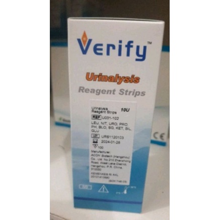 Jual VERIFY URINE STRIP 10 PARAMETER 100 STRIP | Shopee Indonesia