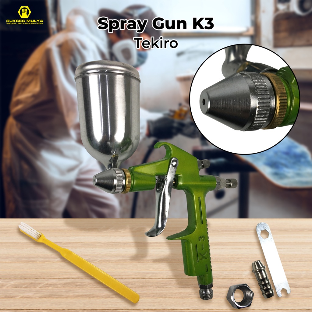 Jual ALAT SEMPROTAN CAT K 3 K3 TEKIRO / AIR SPRAY GUN / SEMPROT UDARA ...