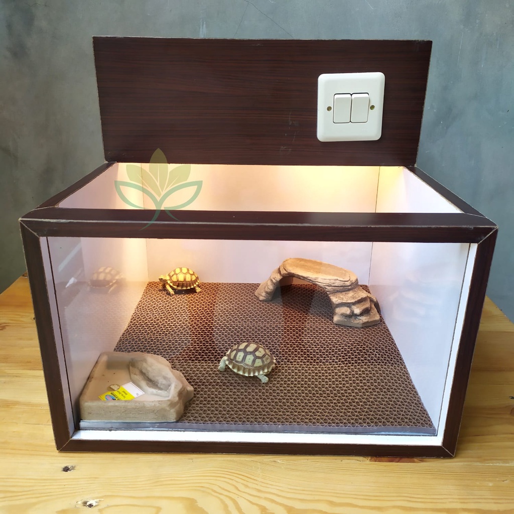 Jual Tortotable Mewah Mini / Kandang Kura Darat Sulcata Pardalis ...