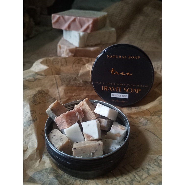 Jual NATURAL SOAP / TRAVEL KIT / SINGLE USE SOAP / SABUN TRAVELING ...