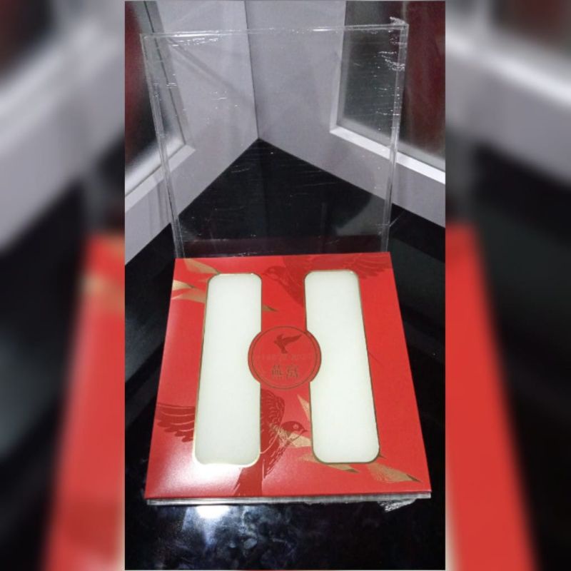 Jual Kotak kemasan Sarang Burung walet Frame 2 Baris List Merah ...