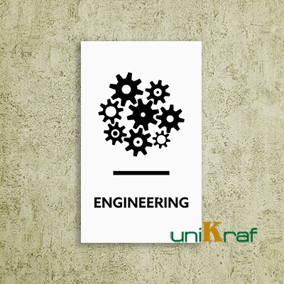 Jual Papan Sign Akrilik Ruang Kantor Engineering - Acrylic Office Room ...