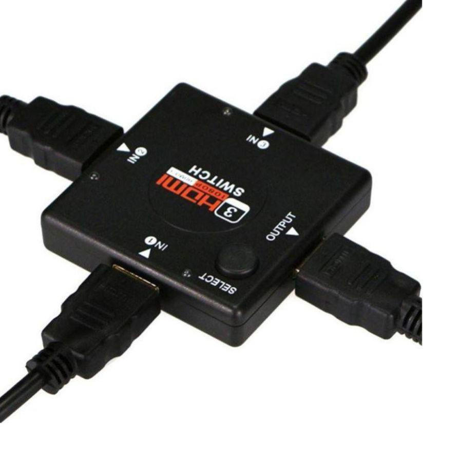 Jual trxy5Y9k--HDMI switch 3 port - Sambungan HDMI Terminal Parallel 3 ...
