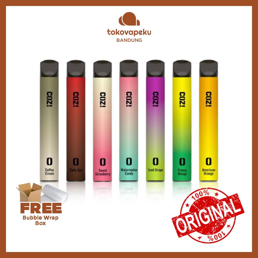Jual COZI POD 2.0 DISPOSABLE PODS COZI 400MAH ORIGINAL by COZI OFFICIAL ...