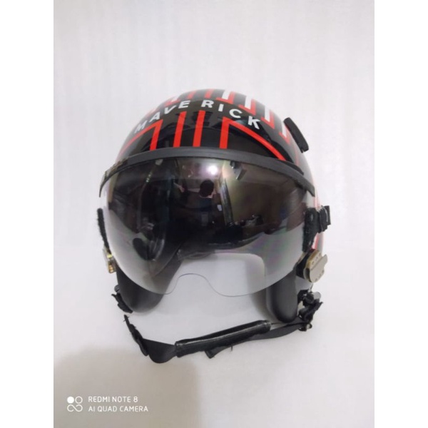 Jual TOP GUN Pilot Helmet HGU-55 Fighter [ MAVERICK ] Tom Cruise ...