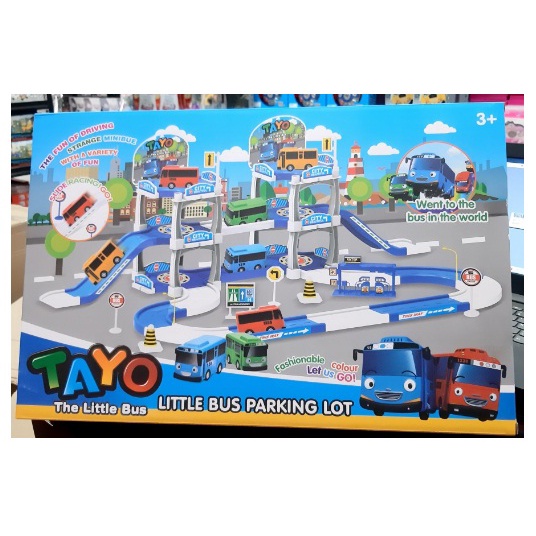 Jual MAINAN ANAK TAYO LITTLE BUS PARKING LOT TRACK MENARA PARKIR BERTINGKAT UKURAN BESAR 553-184 ...