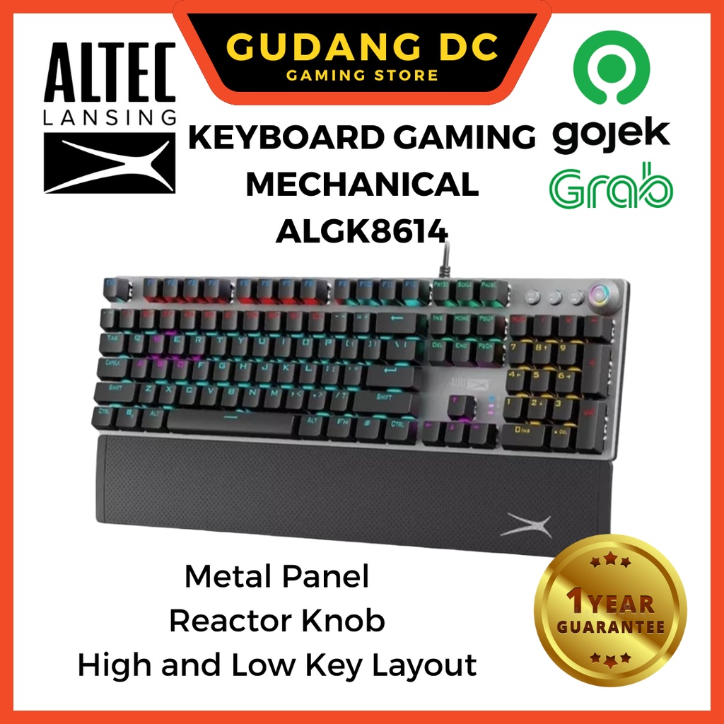 Jual Keyboard Gaming Red Switch Multimedia Gaming Keyboard Full ...