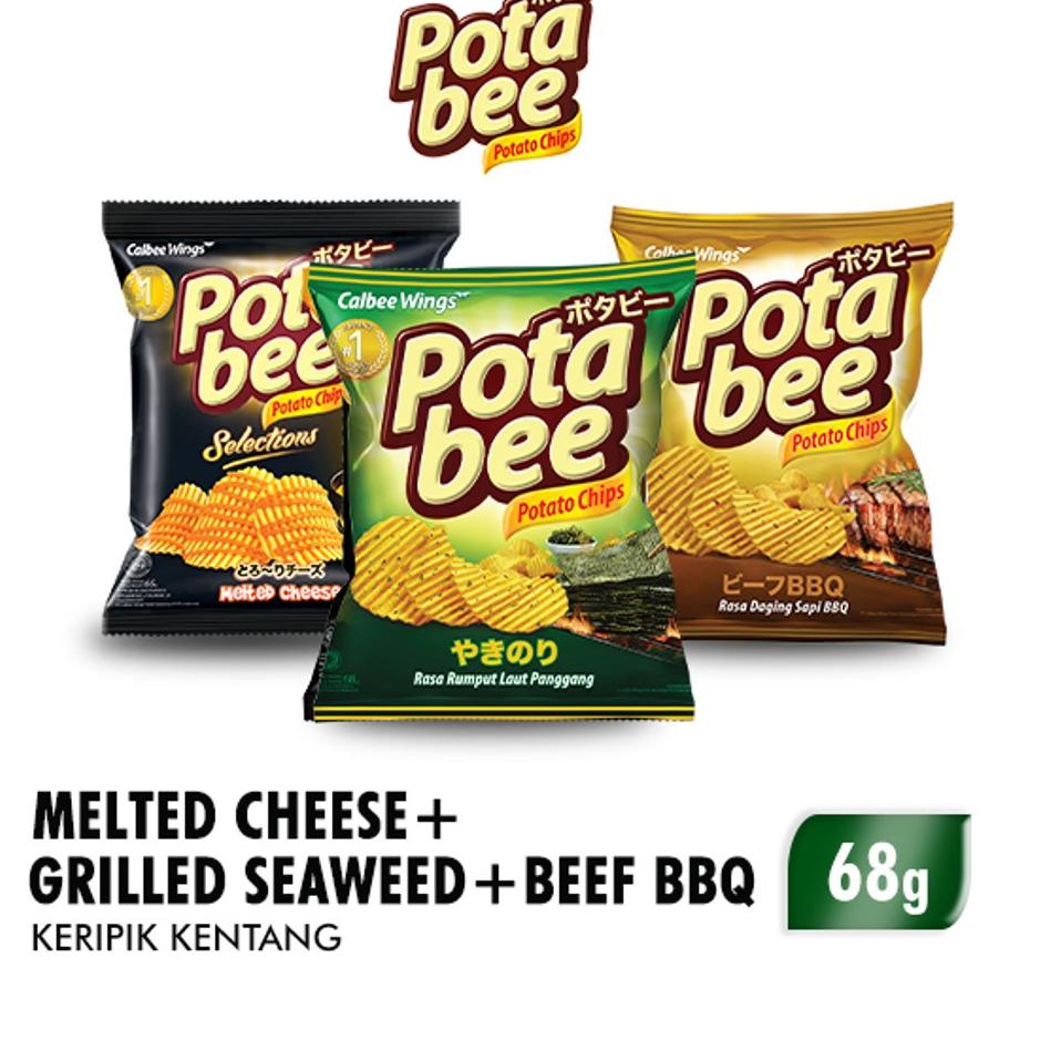 Jual TrcE9q4P--Potabee All Flavors (BBQ, Seaweed, Cheese) | Shopee ...