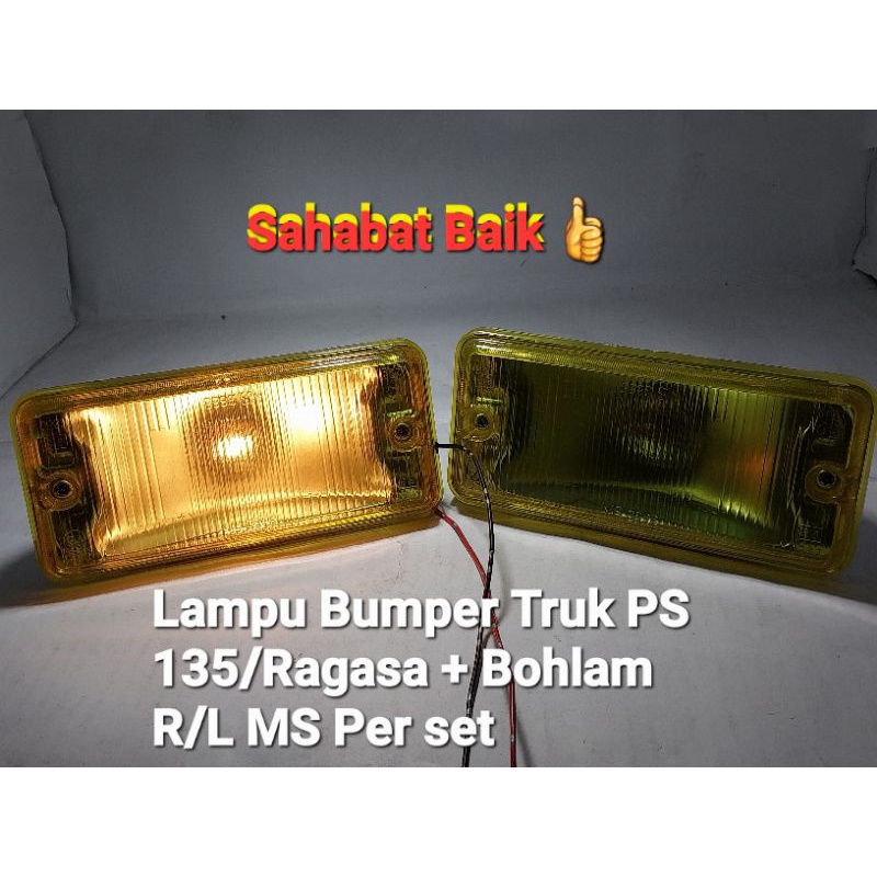 Jual LAMPU Bumper TRUK MITSUBISHI COLT DIESEL PS 135+Bohlam RH LH MS ...
