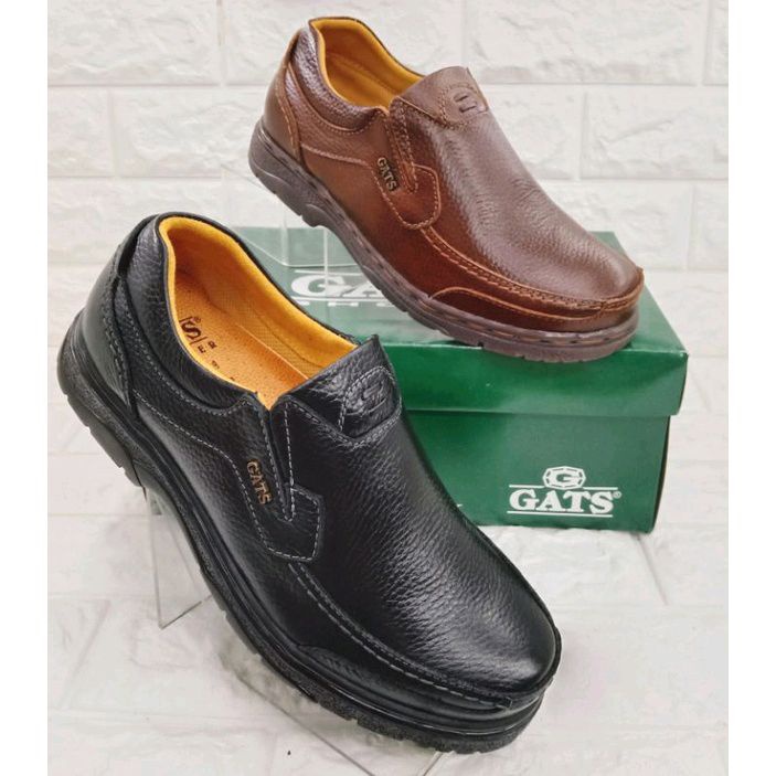 Jual SEPATU SLIP ON PRIA KULIT GATS LB 5002 TERBARU ORIGINAL | Shopee ...