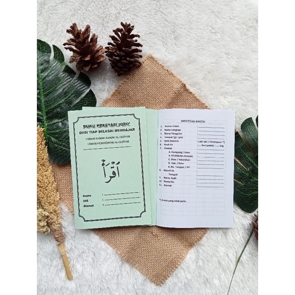 Jual （custom）buku Prestasi Iqro Shopee Indonesia