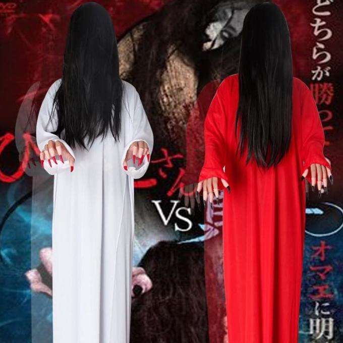 Jual senojayantho612 CC-47 kostum sadako cosplay costume halloween ...