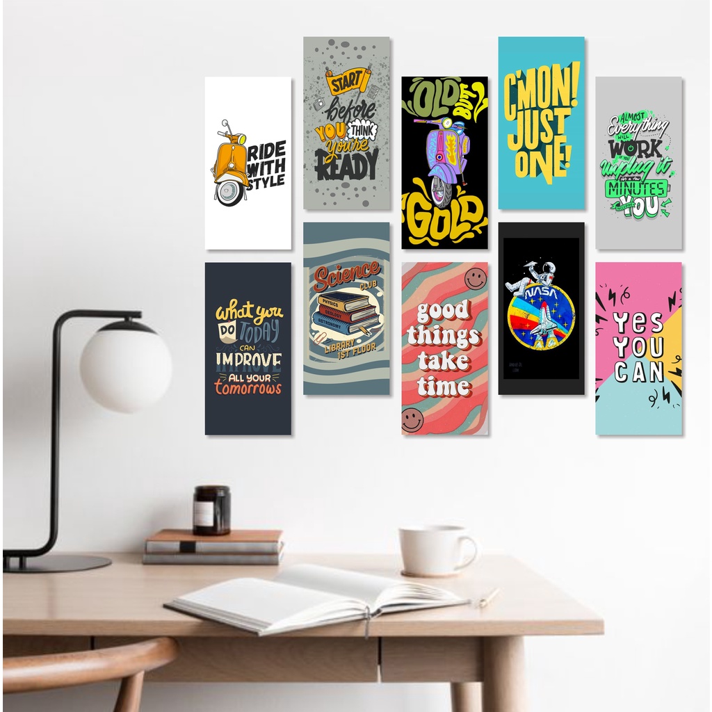 Jual Hiasan dinding minimalis Quotes Motivasi / Poster Kayu Pajangan ...