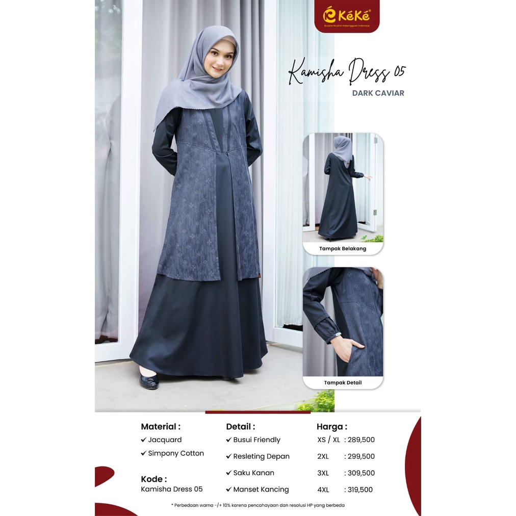 Jual Gamis Dewasa Keke Kamisha Dress 05 | Kamisha Series - GD Kamisha ...
