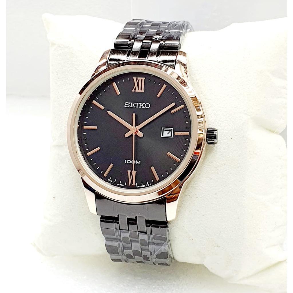 Jual Jam Tangan Pria SEIKO Tanggal Aktif Rantai Stainless Free Box ...