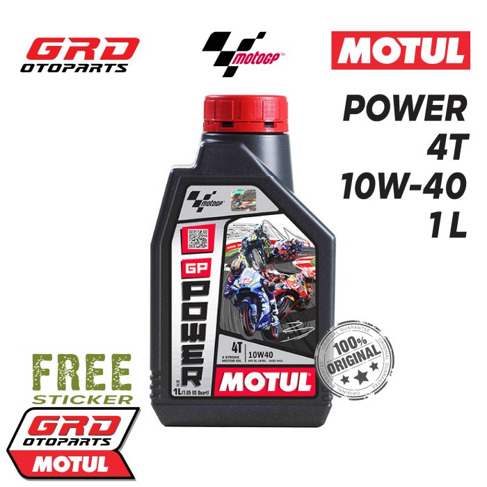 Jual Oli Mesin Motor Motul Gp Power 4T 10W-40 1L | Shopee Indonesia