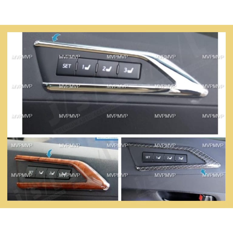 Jual Cover Control Panel All New Alphard Chrome Wood Carbon Jsl ...