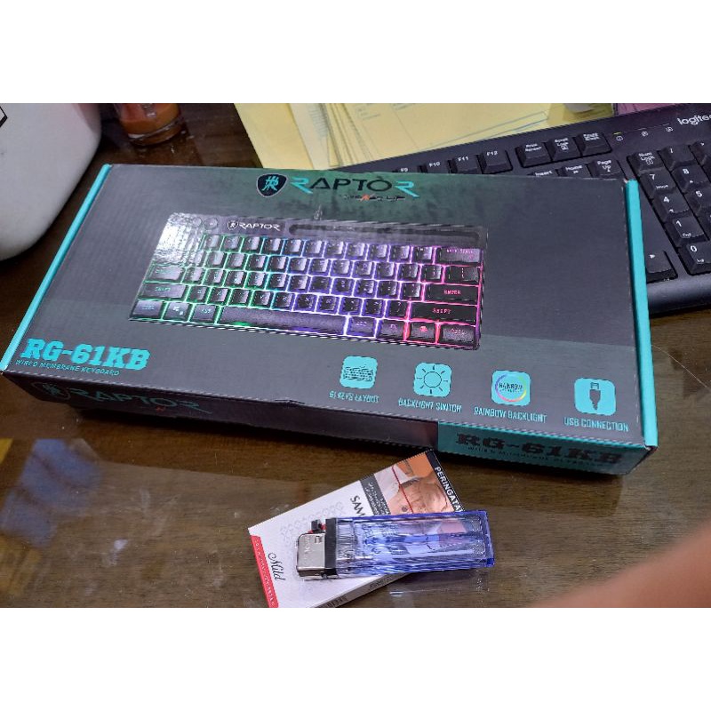 Jual Keyboard gaming Raptor RG-61kB gaming keayboard mechanical ...
