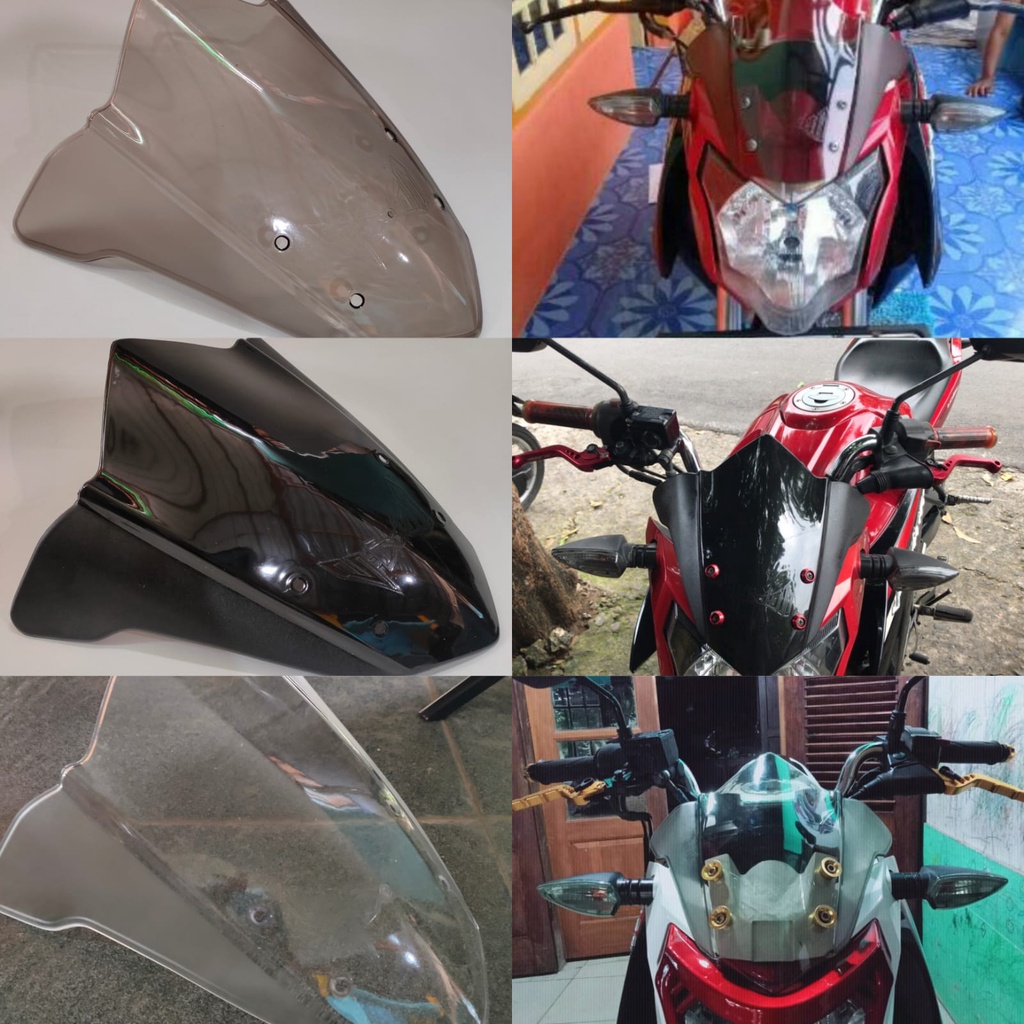 Jual Visor Winshield Vixion New Advance NVA Tahun 2015 - 2016 | Shopee ...