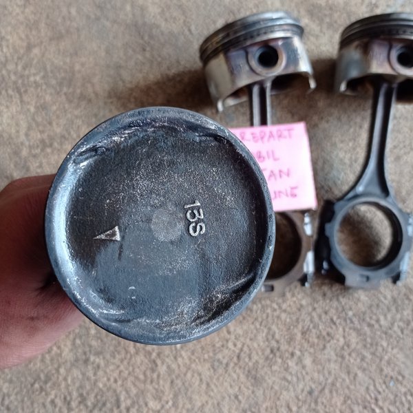 Jual Piston Sekher Standard Mitsubishi Galant V6 Hiu Copotan Kualitas ...