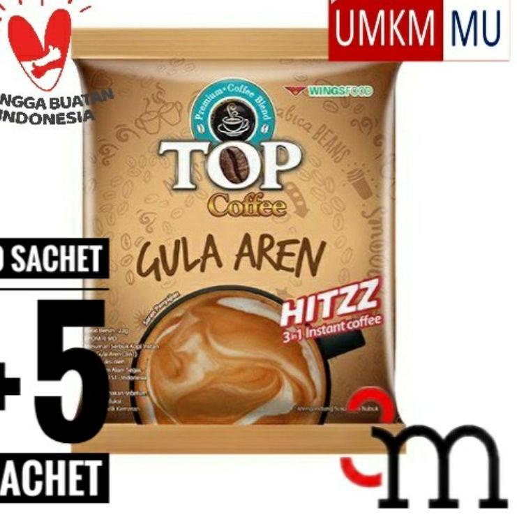 Jual Max Sale--Top Coffee - Gula Aren ( 1 renceng = 10 + 5 sachet ...