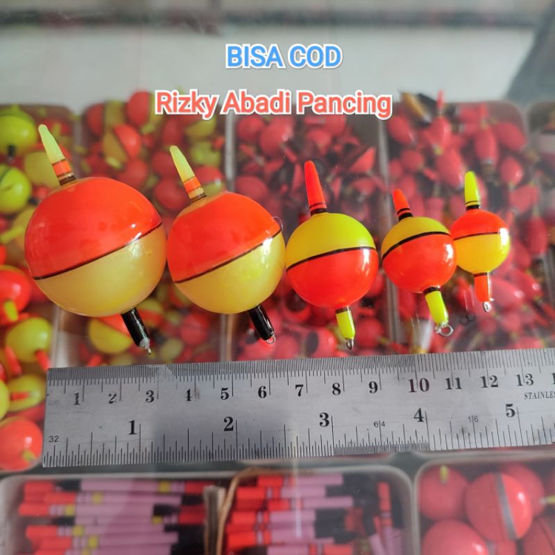 Jual Pelampung Pancing Atom Polycound SS S M L XL | Shopee Indonesia