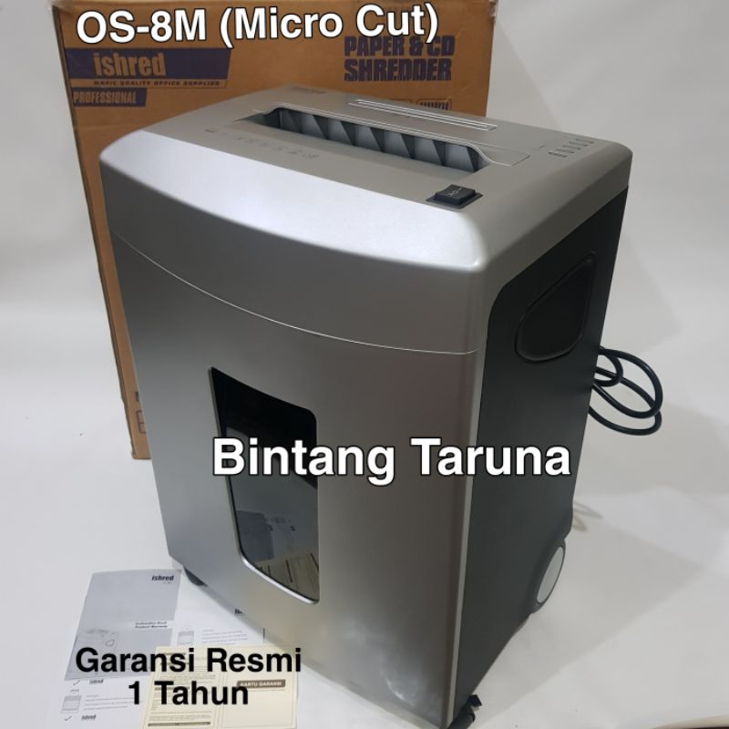 Jual Mesin Penghancur Kertas Ishred OS-8M Paper Shredder Ishred OS-8M Office Shredder ISHRED ...