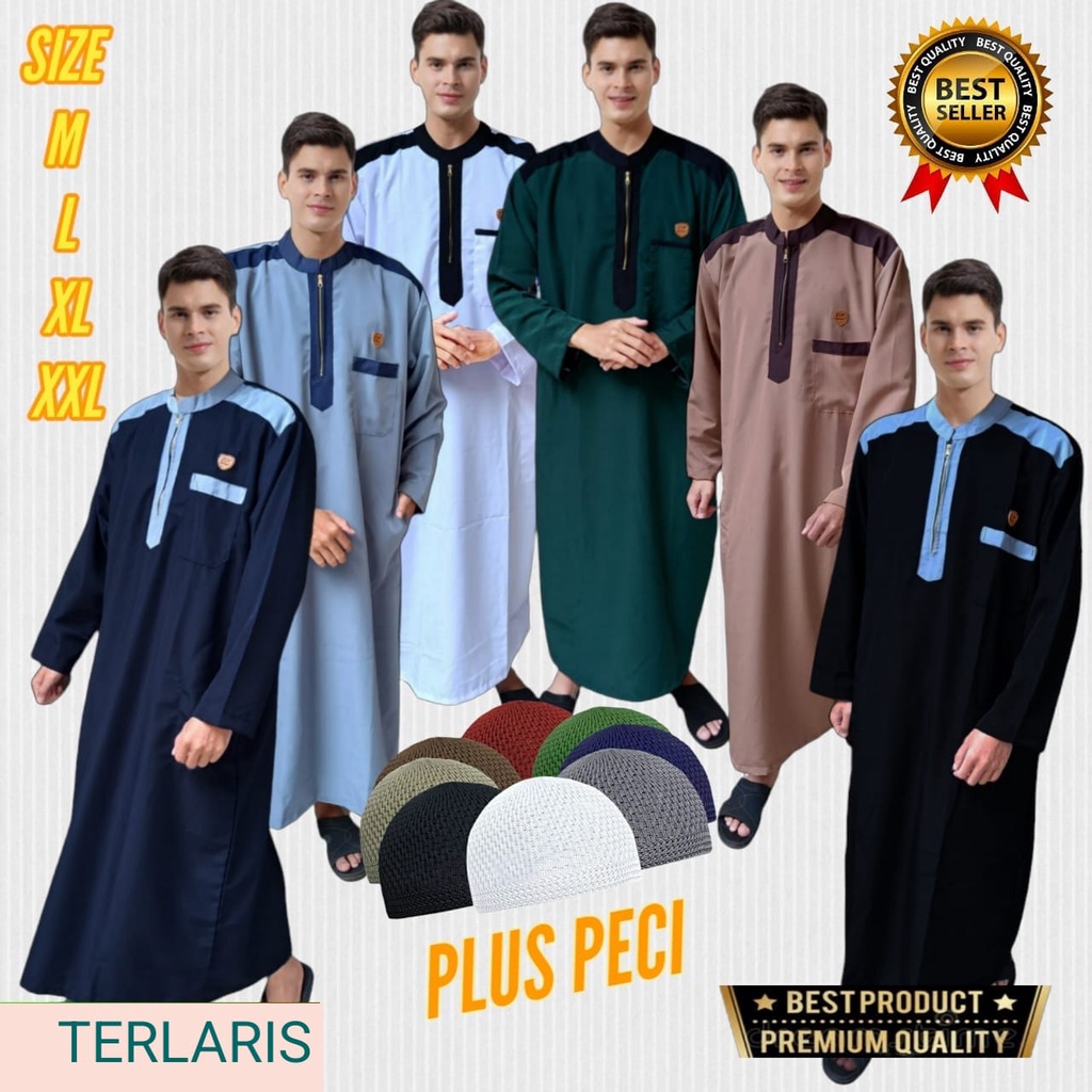 Jual AL-MAHDI/ JUBAH PRIA DEWASA DAN REMAJA/gamis pria jubah gamis ...