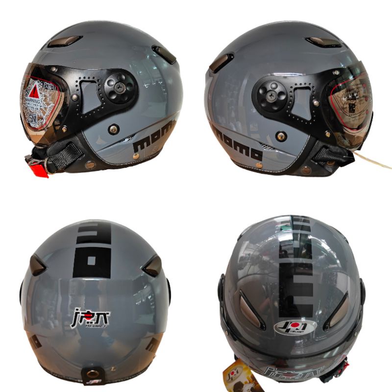 Jual Helm Retro Classic Jpn Momo Pilot Dof & Glossy | Shopee Indonesia