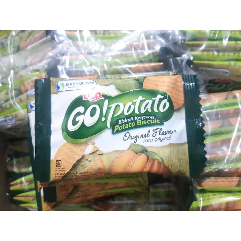 Jual ( 1 PACK ) Snack Go Potato 2 Renceng 20 pcs | Shopee Indonesia