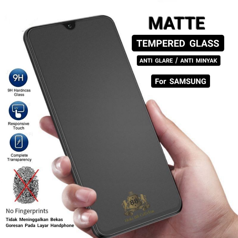 Jual Matte Glass 9H Full Layar Samsung A25 A11 A12 A13 A21 A21S A23 A24 A31 A33 A35 5G A51 A53 ...