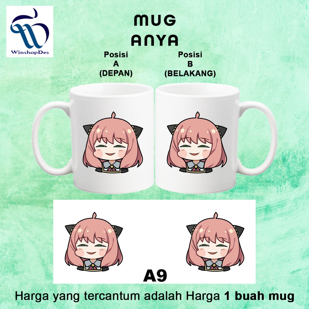 Jual MUG ANYA FORGER / SPY X FAMILY / ANYA (MUG STANDAR CUSTOM) (MUG ...