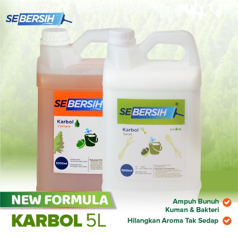 Jual KARBOL PEMBERSIH LANTAI KAMAR MANDI 5 LITER | Shopee Indonesia