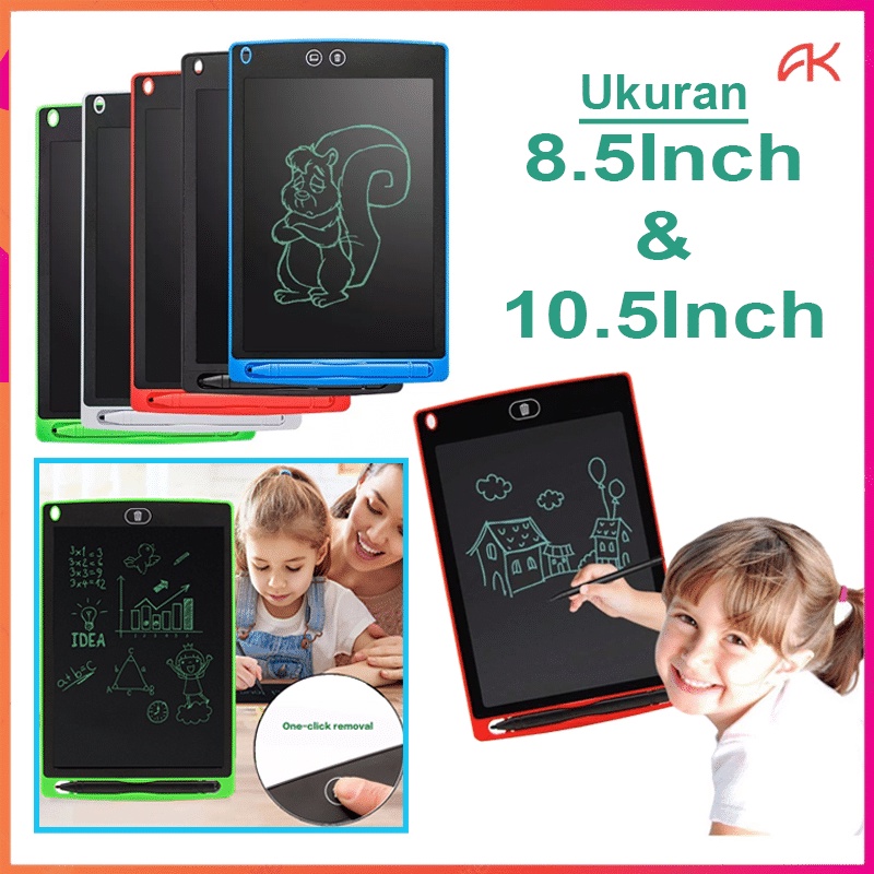 Jual ANK LCD DRAWING WRITING 8.5Inch TABLET MAINAN / PAPAN TULIS GAMBAR ...