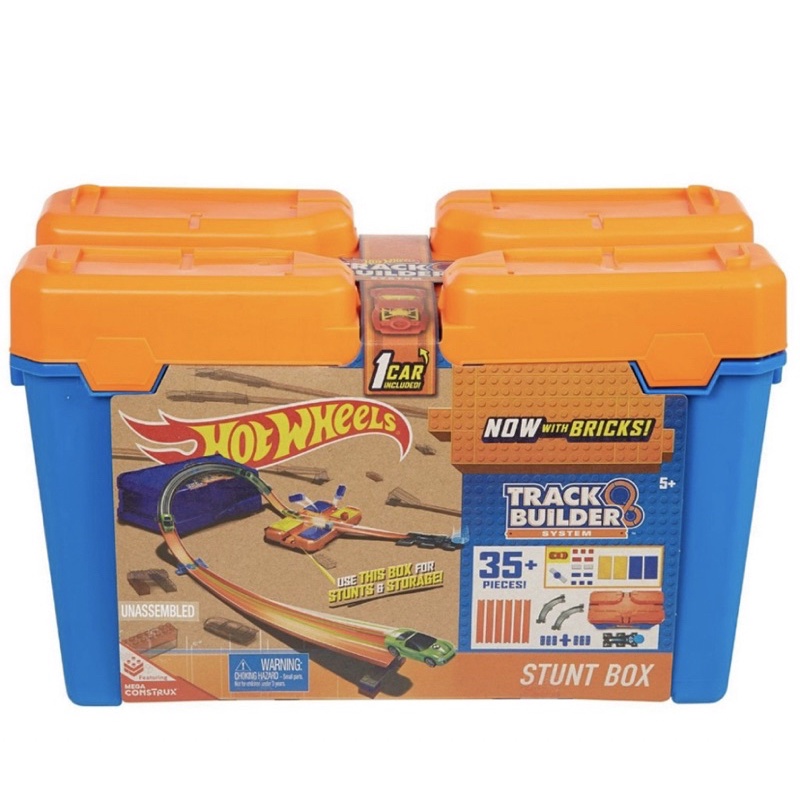 Jual HOTWHEELS STUNT BOX TRACK SET PLAY SET TRACK BUILDER SYSTEM ...