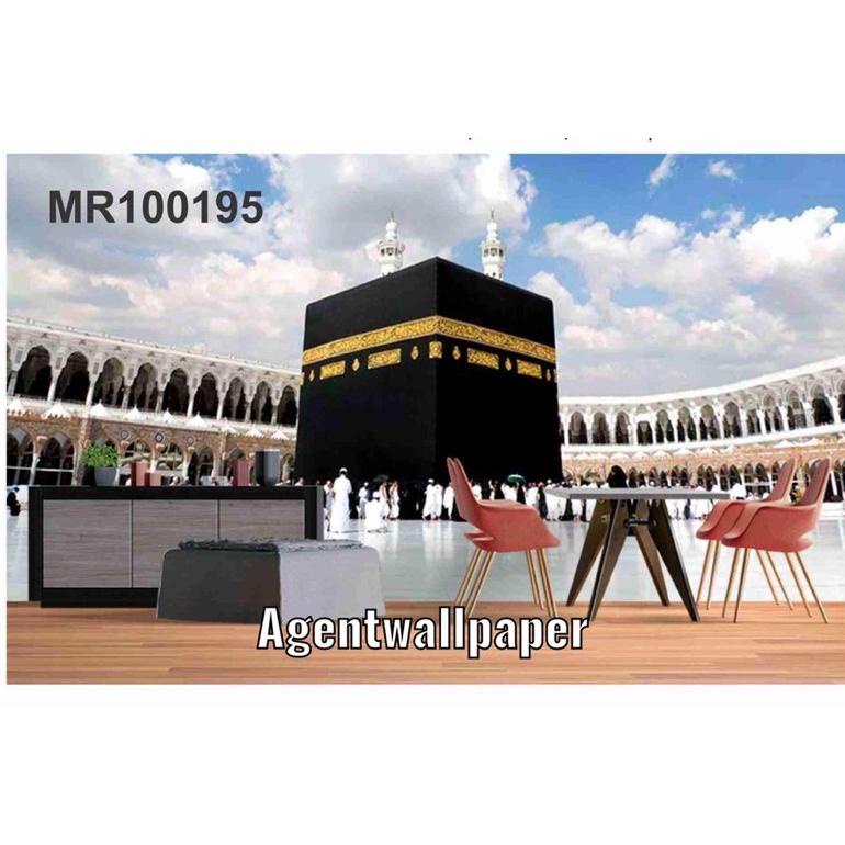 Jual PHOTOWALL MURAL DINDING WALLPAPER MURAL 3D KABAH ISLAMI MAKKAH ...