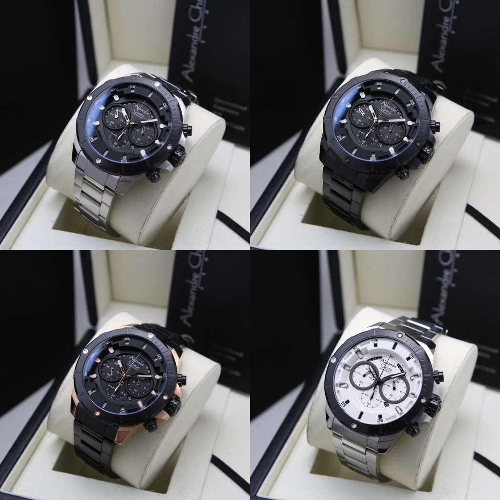 Jual [Free Baterai] JAM TANGAN PRIA ALEXANDRE CHRISTIE AC 6529 / AC6529 ...