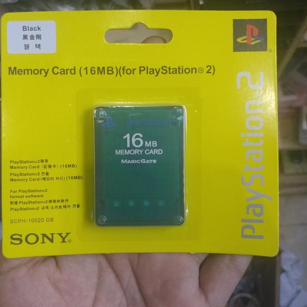 Jual Update MC MMC memory memori card playstation PS 2 PS2 16MB transparan lampu ダ | Shopee ...