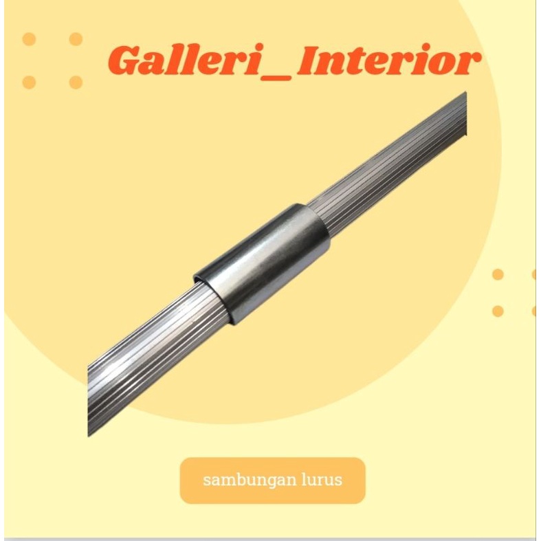 Jual SAMBUNGAN LURUS BATANG REL PIPA GORDEN | Shopee Indonesia