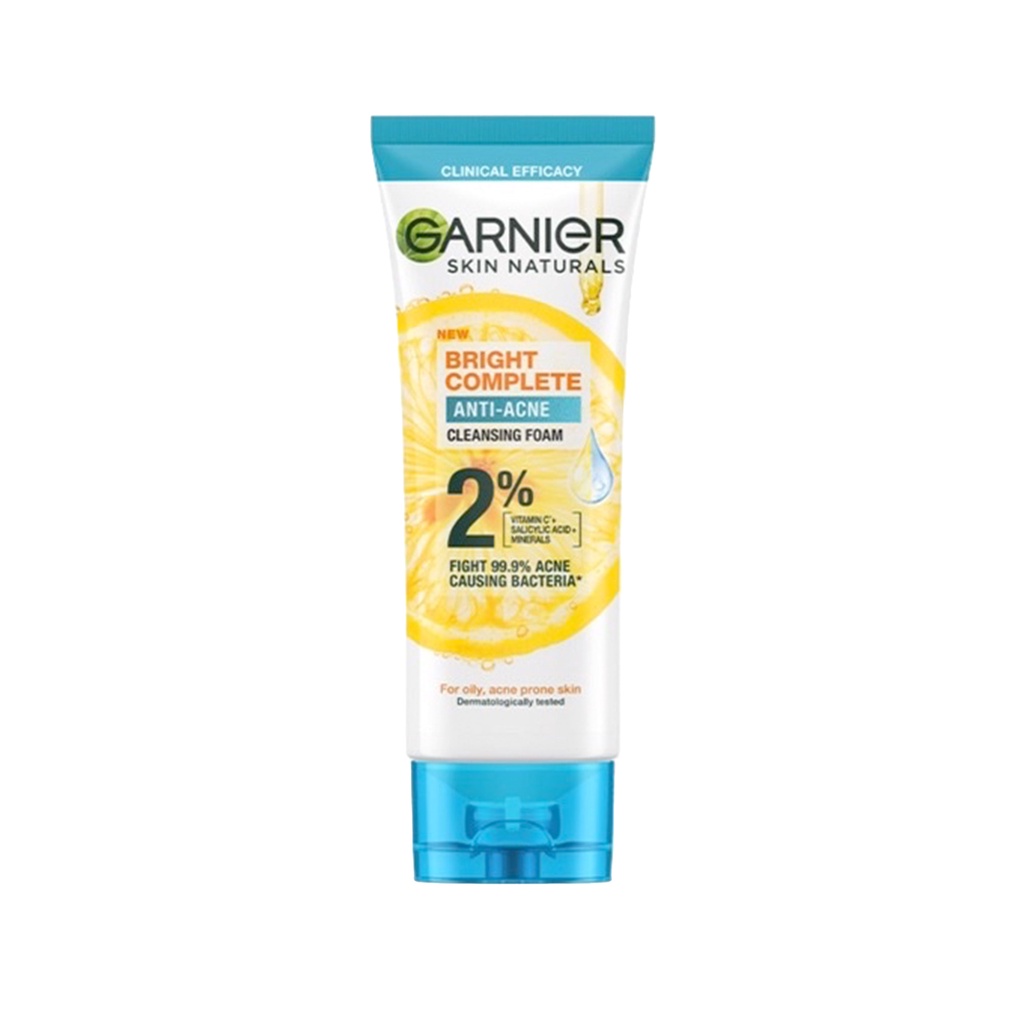 Jual GARNIER Bright Complete (Anti Acne Facial Wash/ Scrub) | Sakura ...