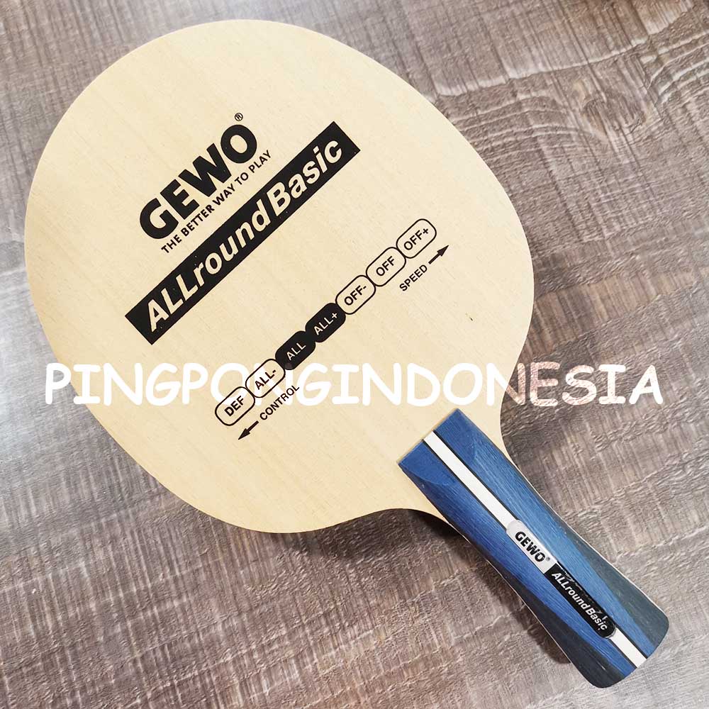 Jual Gewo Allround Basic - Kayu Pingpong All+ Blade Tenis Meja Bet Bat Allround+ | Shopee Indonesia