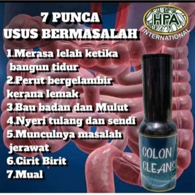 Jual colon cleansing spray hpa pak haji original | Shopee Indonesia