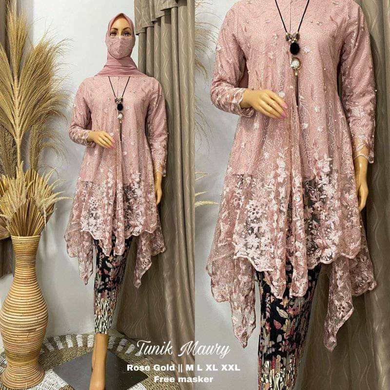 Jual BAJU KEBAYA MODERN / KEBAYA TUNIK BUSUI FRIENDLY / SET KEBAYA ...
